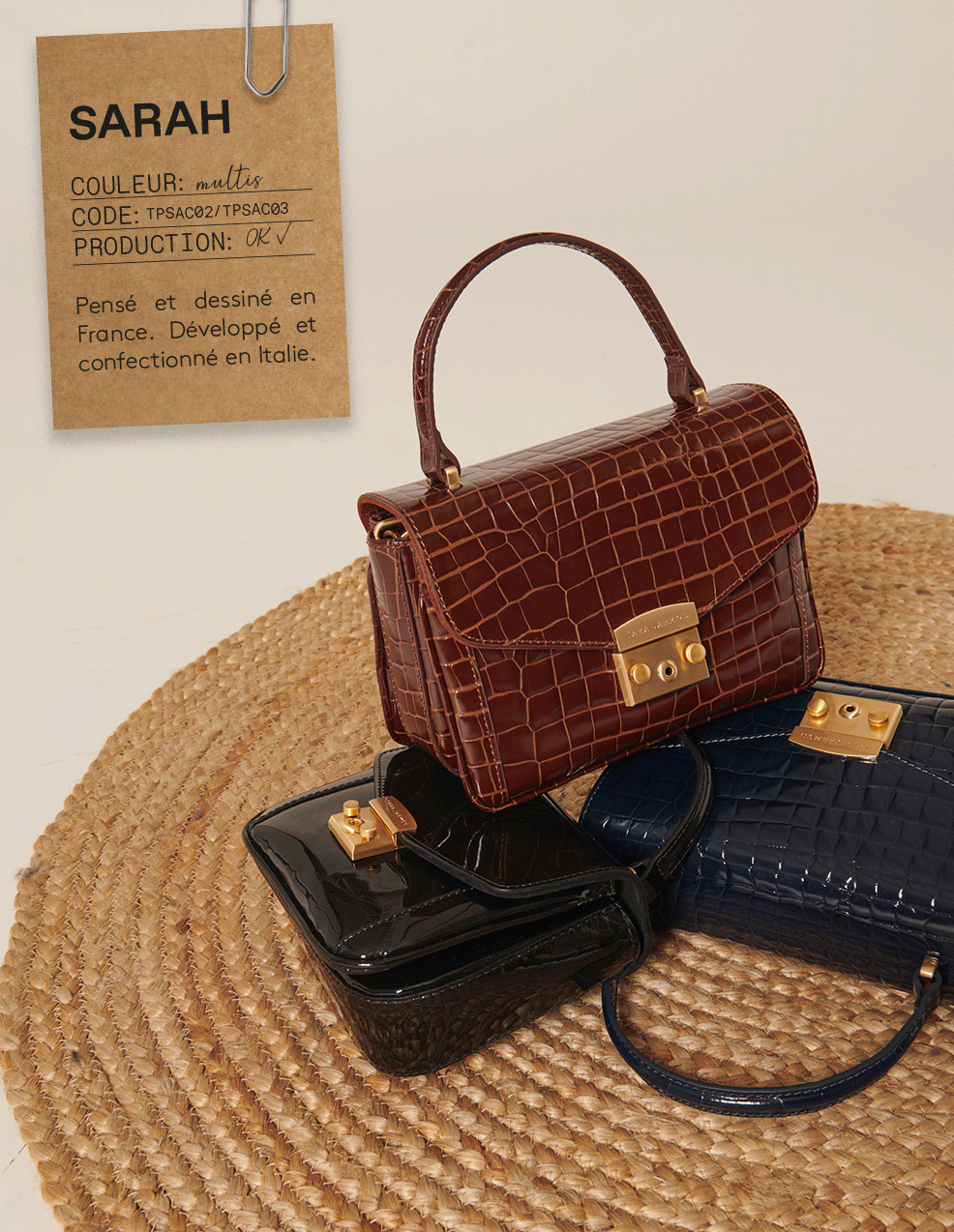 Tara Jarmon: SAC SARAH - Les coulisses de notre atelier Parisien | Milled