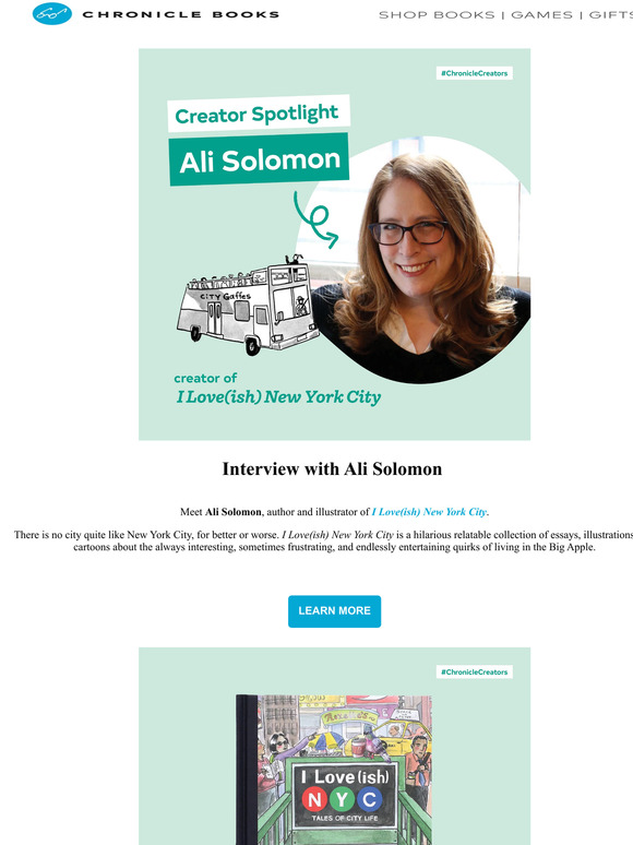 Chronicle Books: Meet Ali Solomon | Milled