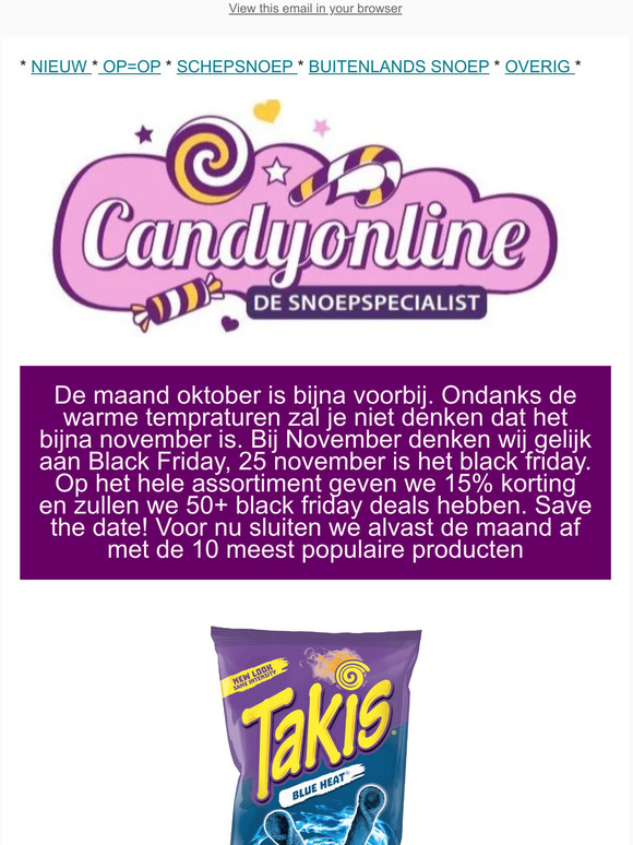 Candyonline: Bekijk nu de top 10 meest populaire producten | Milled