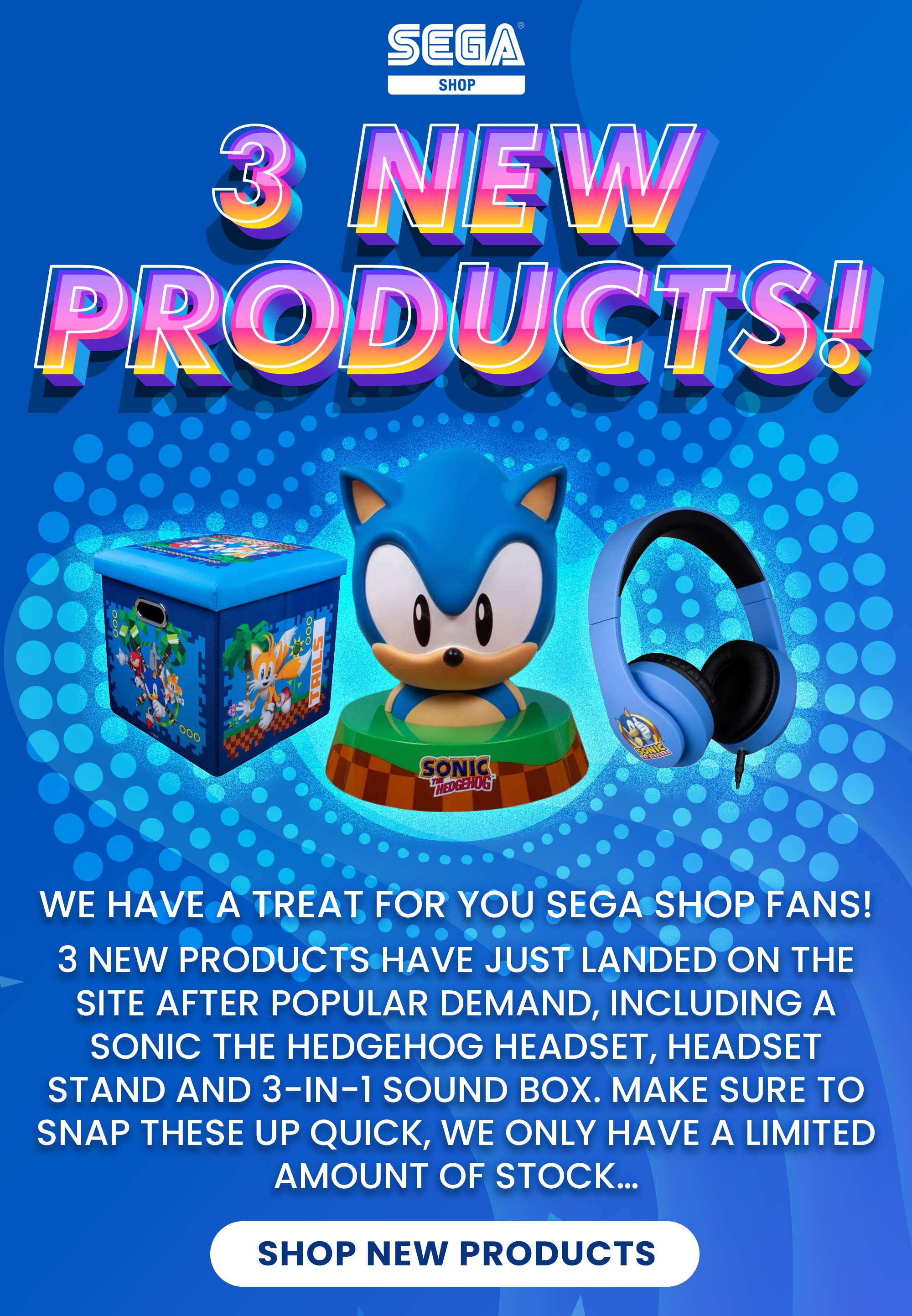 SEGA Shop: 3 NEW Sonic Products Have Arrived🔥 | Milled