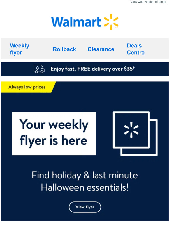 Walmart: Your weekly flyer is here 🙂 | Milled