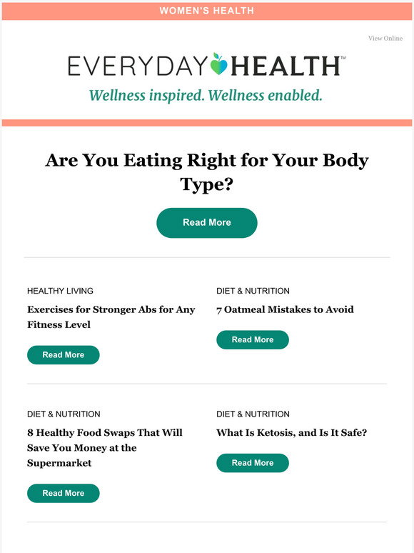 Lifescript: Are You Eating Right for Your Body Type? | Milled