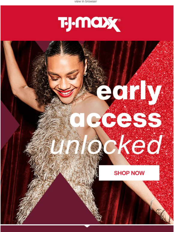 TJ Maxx: You've got EARLY ACCESS 😉 | Milled