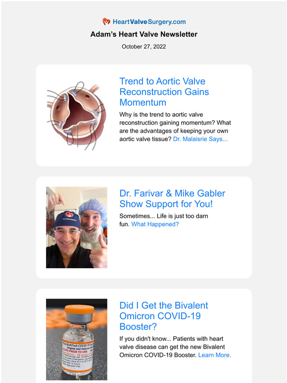 HeartValveSurgery: Heart Valve Surgery Newsletter | Milled