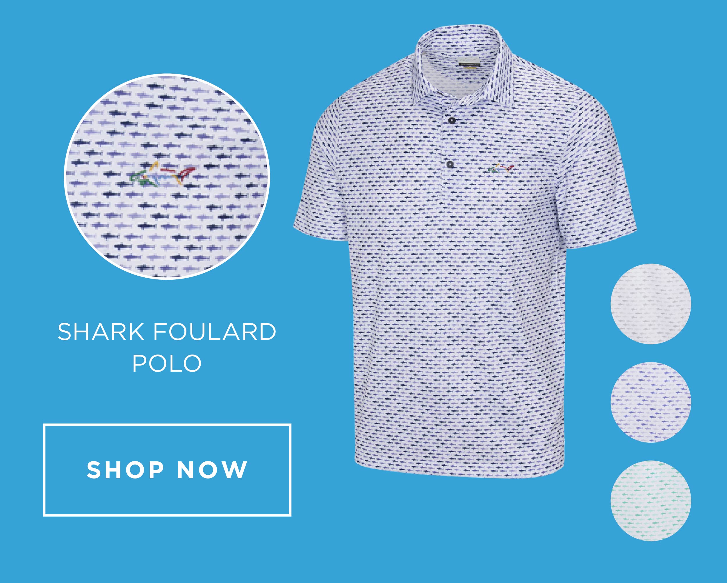 Greg Norman Collection: 5 New Shark Polos Just Arrived | Milled