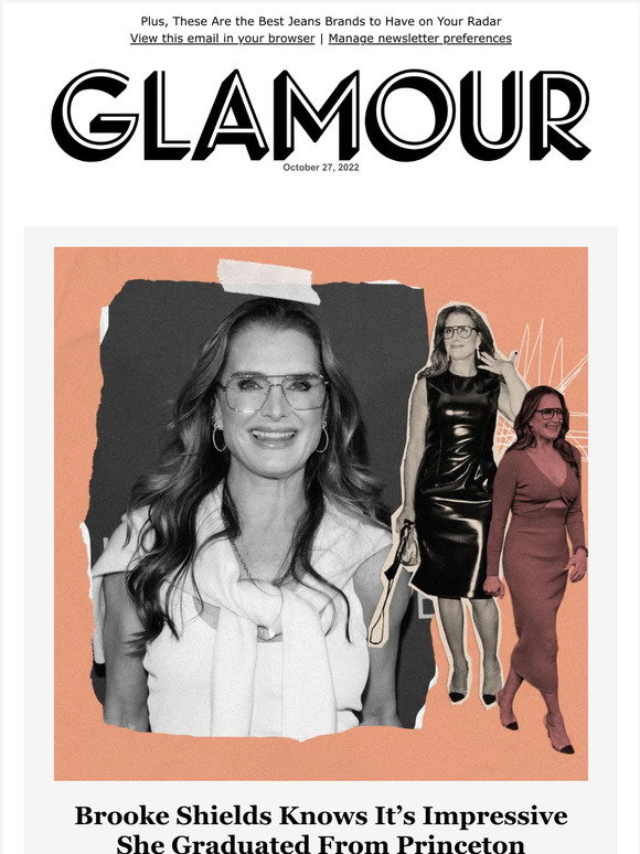 Glamour: Brooke Shields Knows It’s Impressive She Graduated From ...
