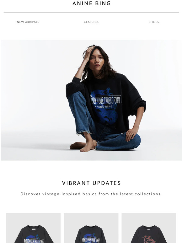 ANINE BING: Vibrant Graphic Updates | Milled