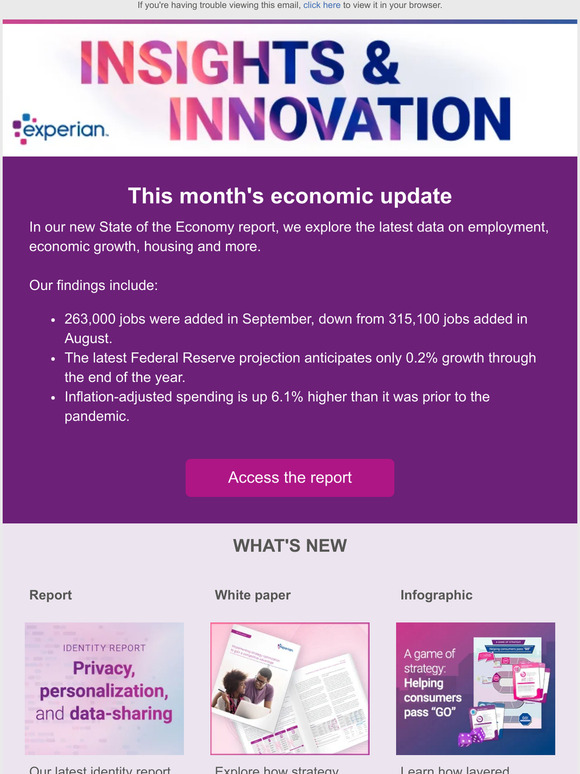 Experian: [Content roundup] The latest in strategy optimization ...