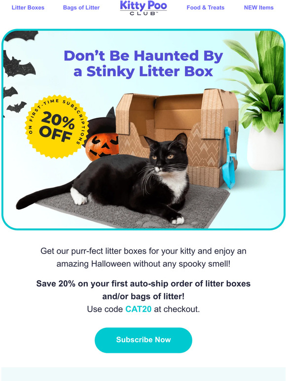 Kitty Poo Club: {20% Off} No more stinky litter boxes! | Milled