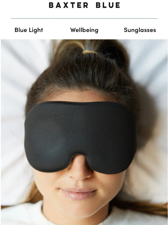 Baxter Blue: How sleep masks can improve your sleep 💤 | Milled