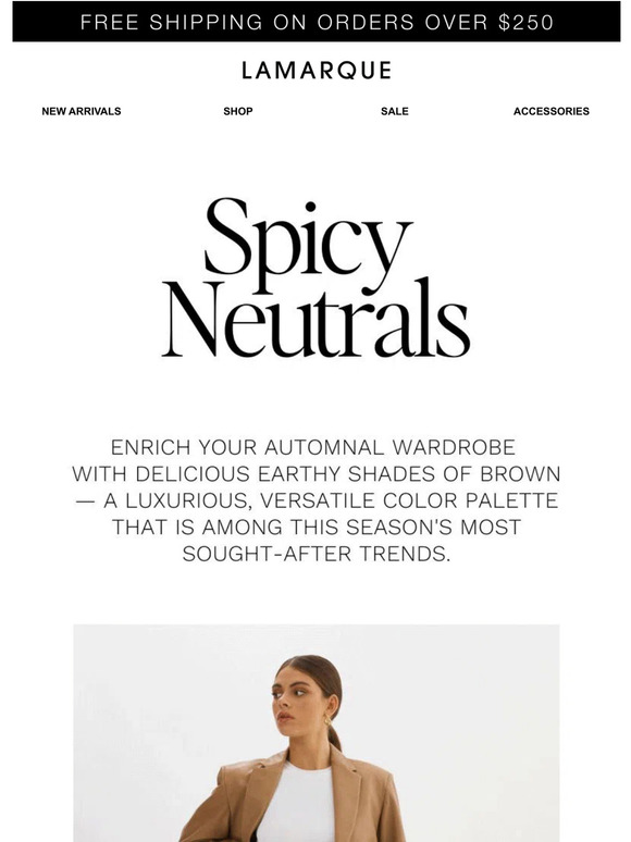 La Marque: COLOR TREND: SPICY NEUTRALS 🤎 | Milled