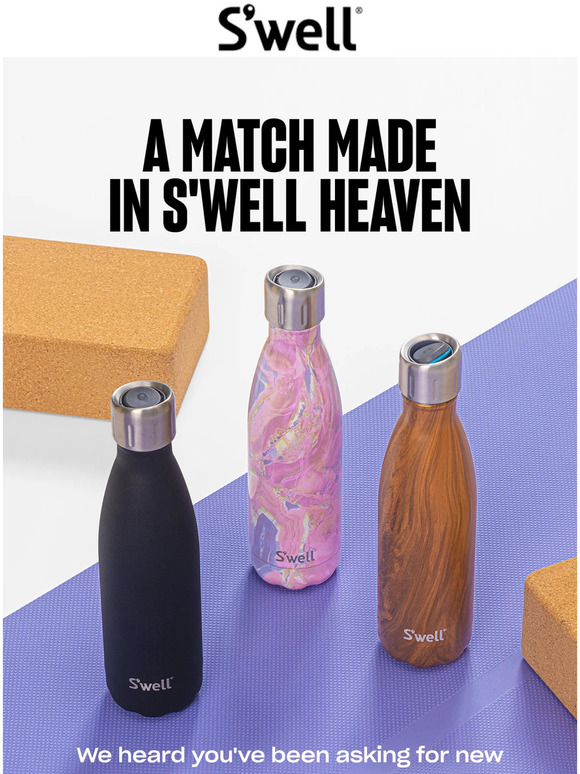 Swell: NEW S'WELL ALERT: Meet The 17oz Bottle with Sports Cap | Milled