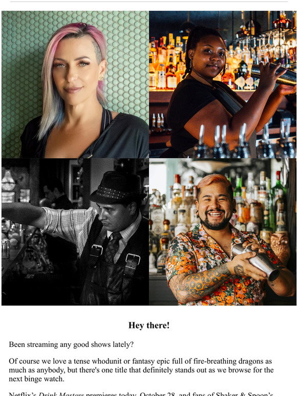 Shaker & Spoon: Netflix and Chill(ed) . . . Cocktails! | Milled