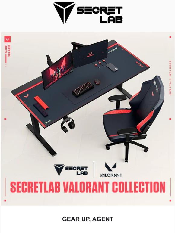 Secretlab: [NEW] Secretlab VALORANT Collection | Milled