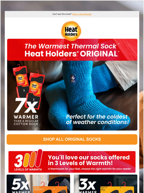 Heat Holders: Choose the right level of warmth for your feet. 🌡️ | Milled