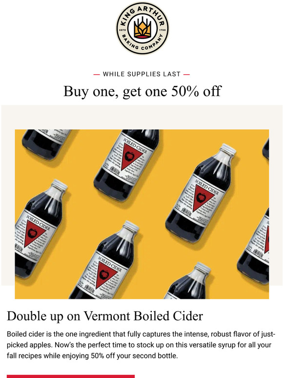 King Arthur Baking Company: The #1 Fall Ingredient: Vermont Boiled ...