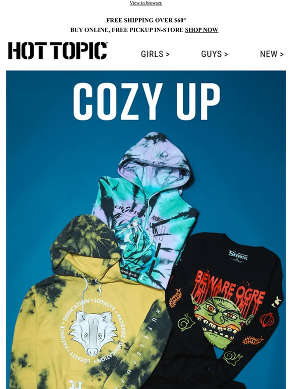 Hot Topic: Lightning sale alert! ⚡ BOGO 60% OFF, 4 hours only | Milled