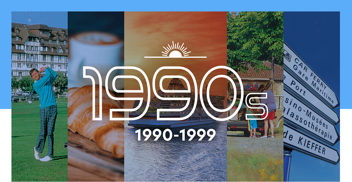 Brittany Ferries: Discover our history from 1990-1999 | Milled