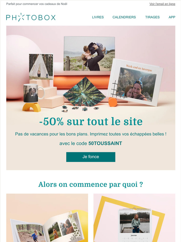 PhotoBox: Photobox a dit -50% sur TOUT 🌠 | Milled