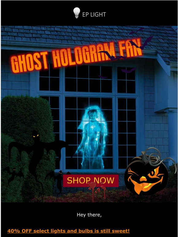 EP Designlab: Haunted house not creepy enough? Add a ghost hologram ...