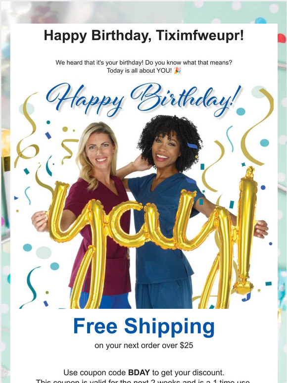 Scrubin Uniforms: Happy Birthday from Scrubin Uniforms! | Milled