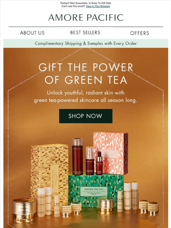 Amore Pacific: Gift the Power of Green Tea | Milled