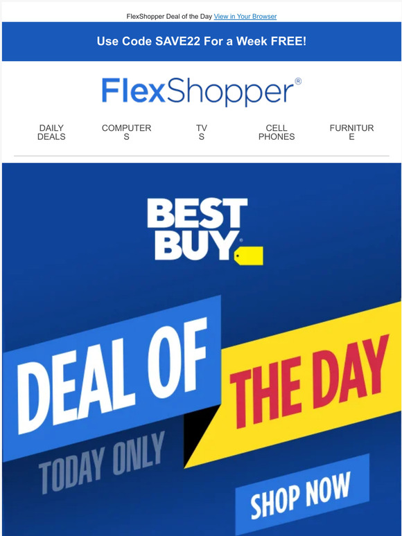 FlexShopper: Grab your deal (like now) 🤑 | Milled