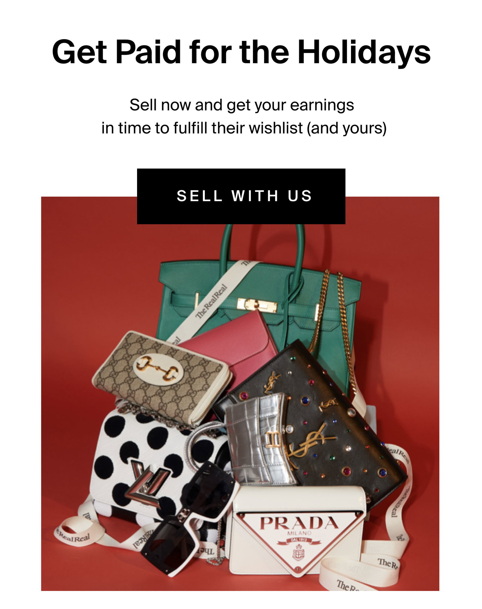 The RealReal: Sell now & get paid for the holidays | Milled
