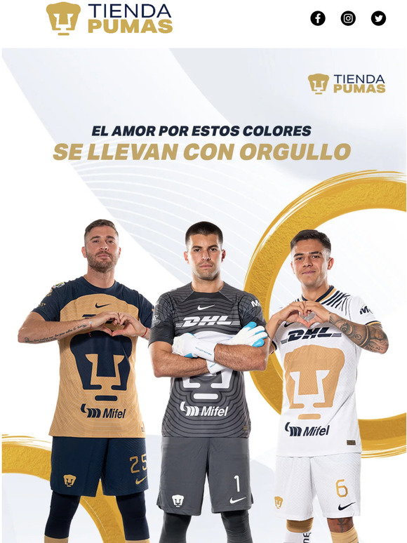 Tienda Pumas: Porta la pasión por Pumas con la colección oficial de la ...