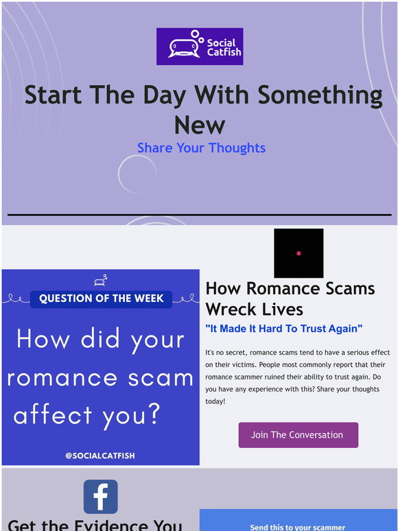Social Catfish: Romance Scams: How to Break The Spell | Milled