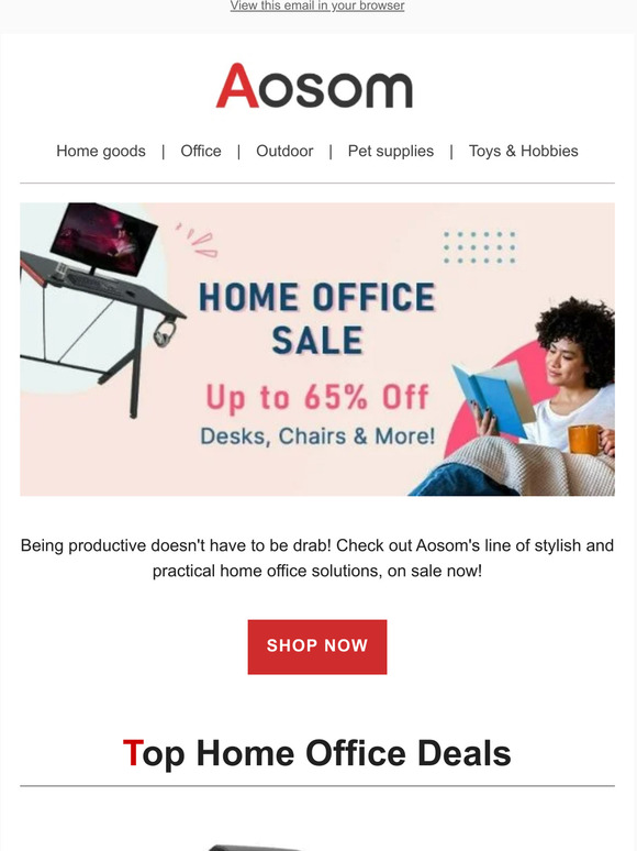 Aosom: Set up the perfect Home Office with Aosom! | Milled