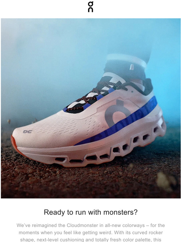 On Running: ☁️ Monster-level cushioning, reborn in new colors | Milled