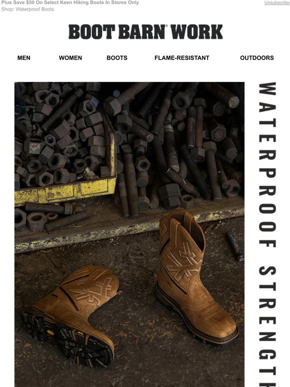 Boot Barn: Tough Waterproof Boots | Milled