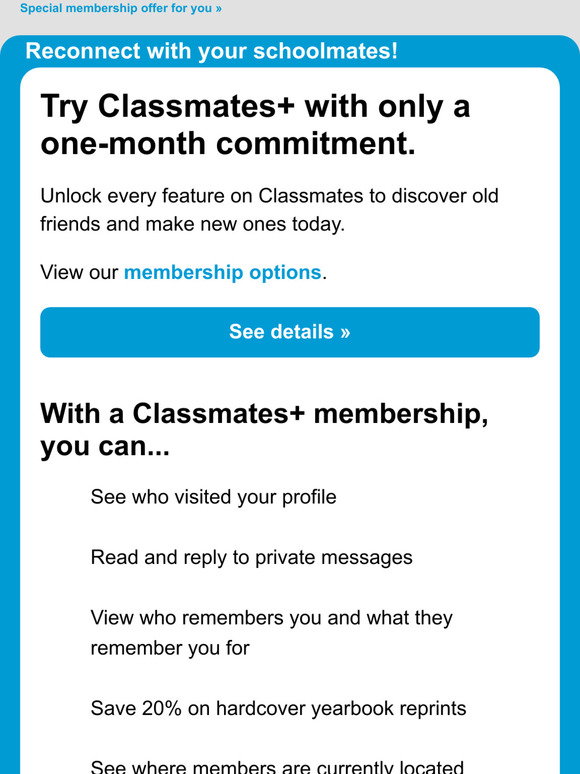 Classmates: Get the most out of Classmates | Milled