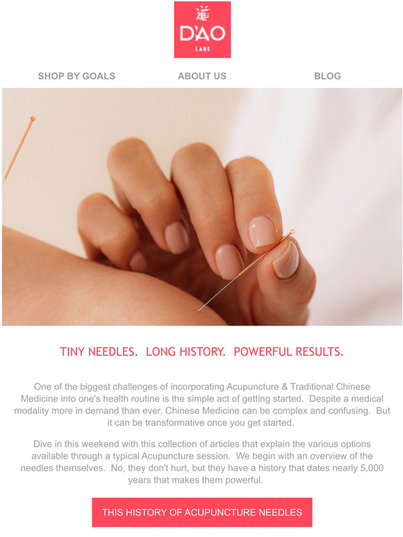 DAO Labs: Tiny Needles, Powerful Results | Milled