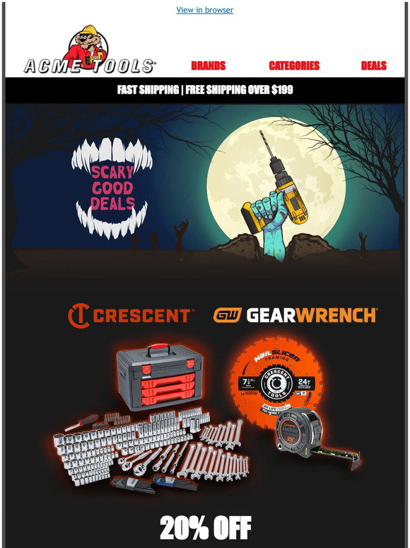 Acme Tools: Check out these Scary Good Deals! 👻 | Milled