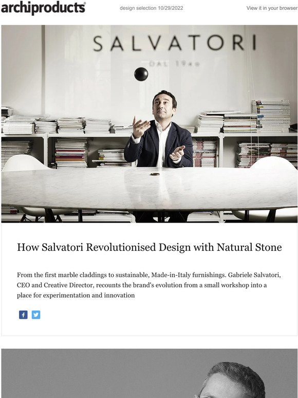 Archiproducts: ADA 2022 Longlist Revealed | The Story of Salvatori Marble | Orgatec 2022: the ...