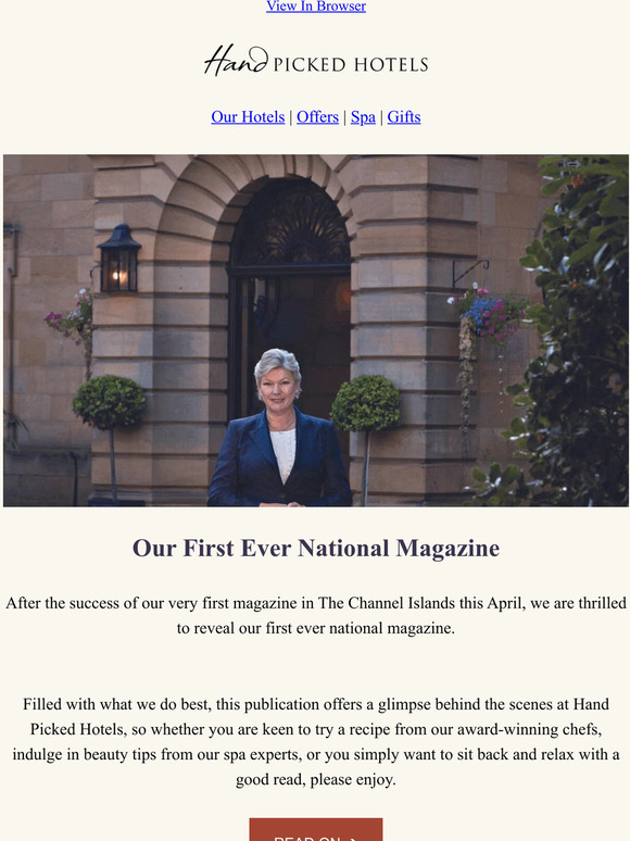 Hand Picked Hotels: Now launched! The Hand Picked National Magazine 📖 | Milled