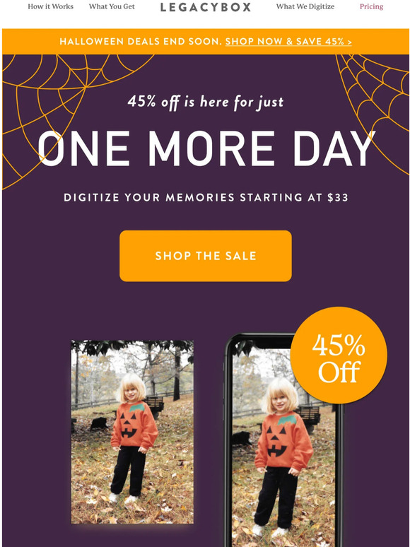 Legacybox: A sale so good, it’s scary (45% OFF LEGACYBOX) | Milled