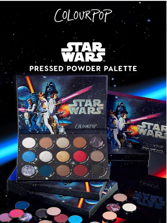 ColourPop: JUST DROPPED! Star Wars™ Palette Sets 🌌 | Milled