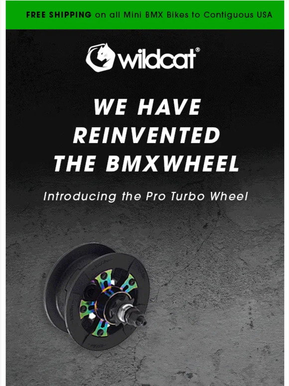 Wildcat Mini BMX: 🚀 Wildcat Pro Turbo Wheel – The Future of BMX 🚀 | Milled