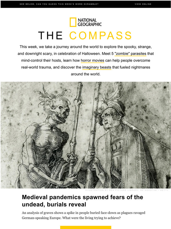 National Geographic: The Compass: Fears of the undead and werewolf ...