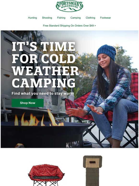 Sportsman's Warehouse: Get Ready for Cold Weather Camping | Milled