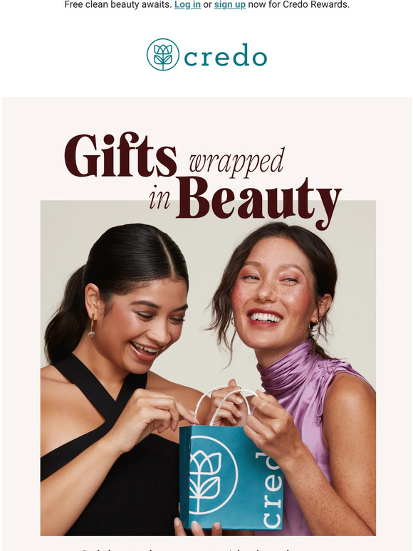 Credo Beauty: The Credo holiday shop is now open! 🎁 | Milled