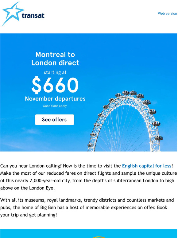 Air Transat: Final boarding call for London | Milled