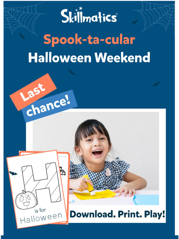 Skillmatics: [Free Printables] Halloween learning activities for a spook-ta-cular weekend! 🎃 ...