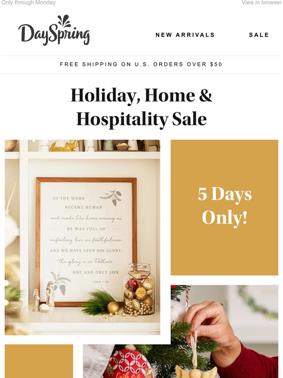 DaySpring: Up to 75% Off! | Milled