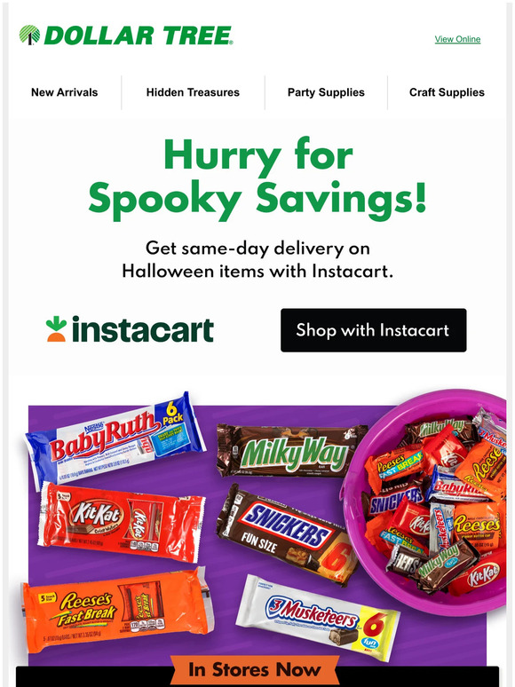 Dollar Tree: —, Halloween is Tomorrow! | Milled