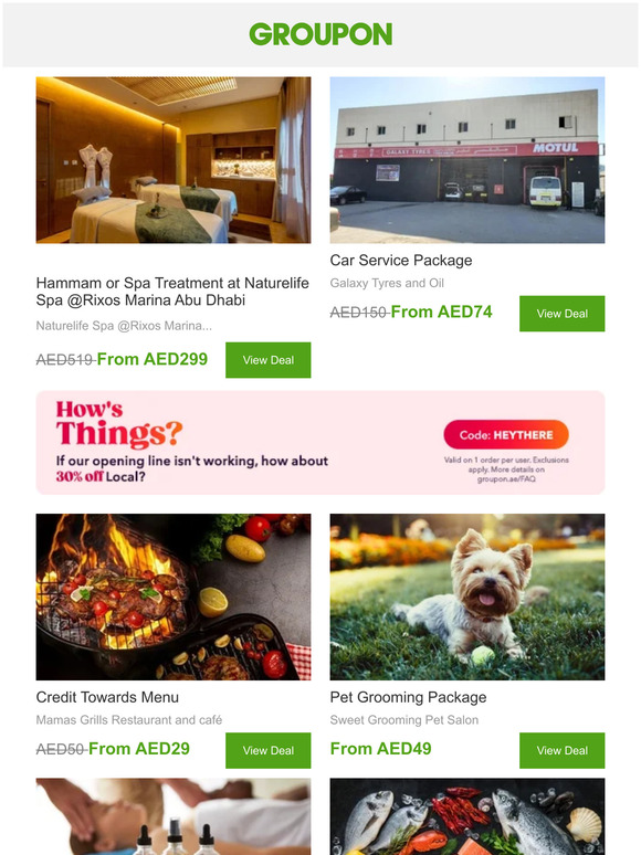 Groupon AE: Hammam or Spa Treatment at Naturelife Spa @Rixos Marina Abu ...