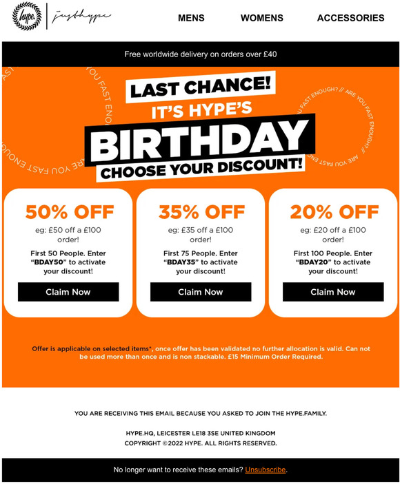 Hype: Celebrate Hype's Birthday with a treat of your choice! 🎁 | Milled